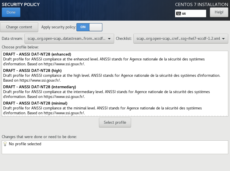 WaveCN.com - 网络安全及信息化 - 网络安全控制实践 - 安装RHEL/CentOS时如何选择配置安全策略？